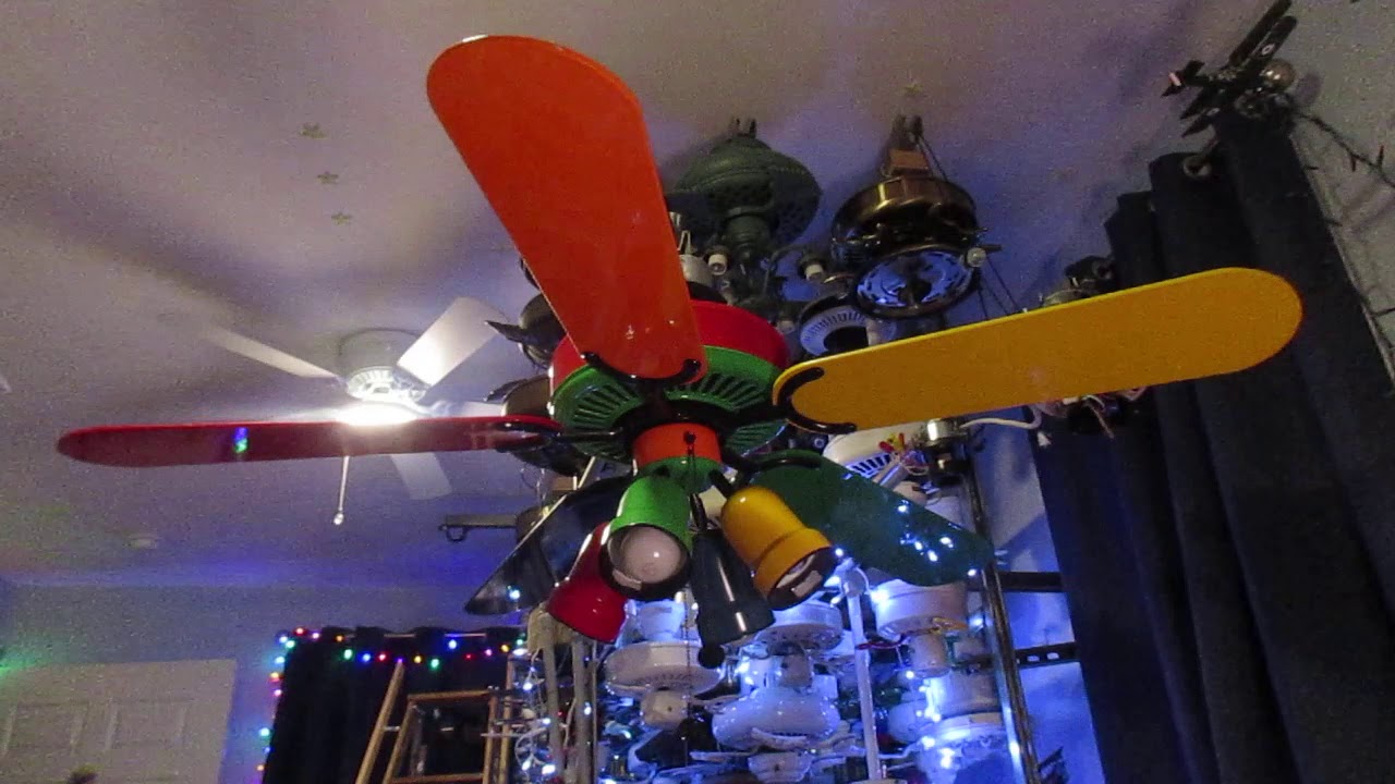1 of 2 Hampton Bay Carousel ceiling fan - YouTube