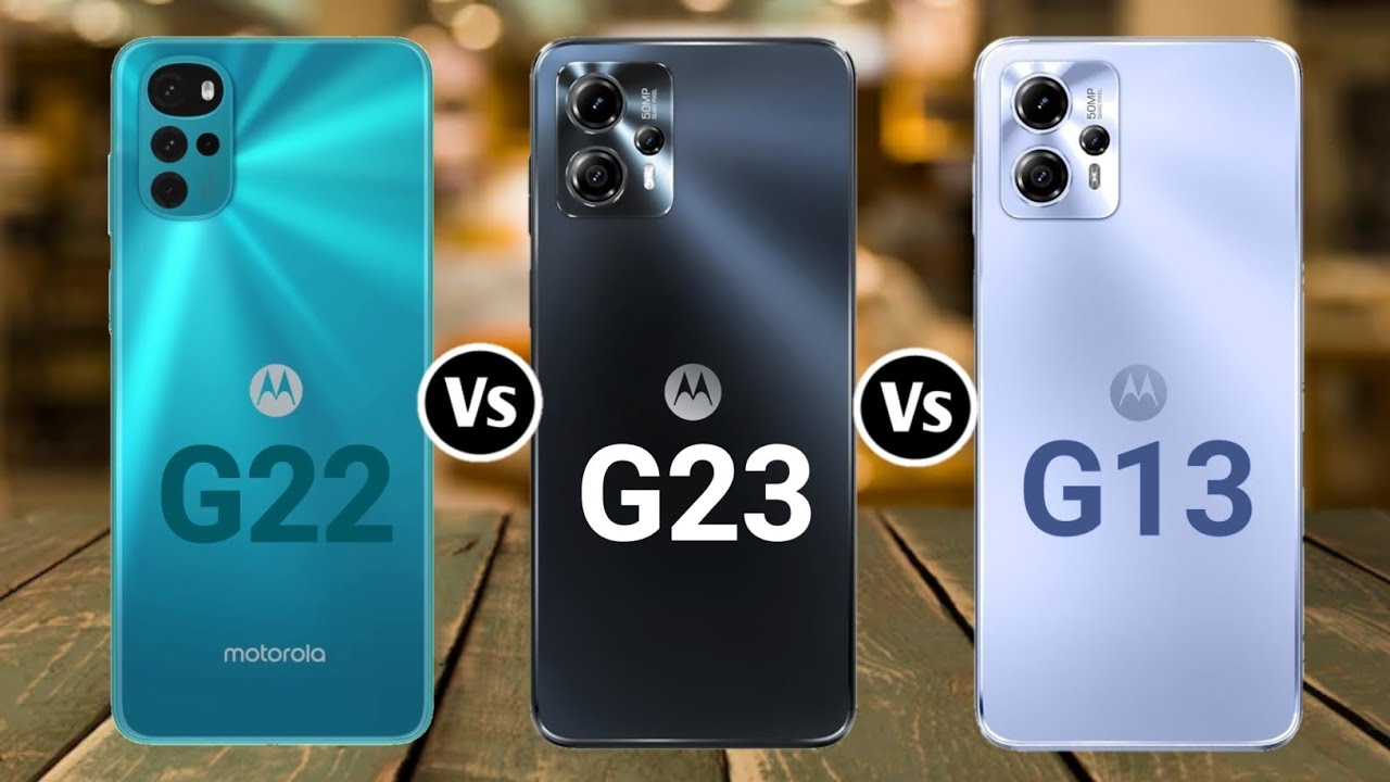 Moto G22 Vs Moto G23 Vs Moto G13 @theprtech - YouTube