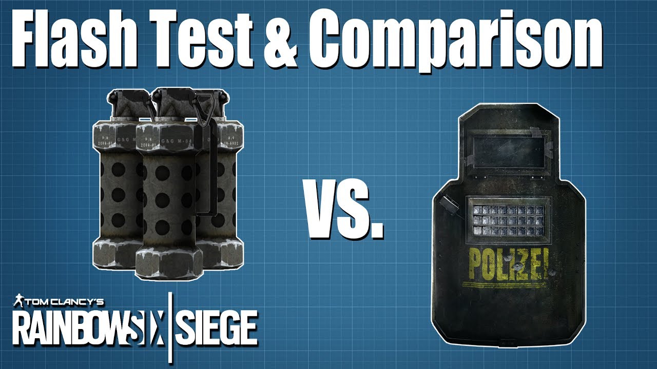 Flash Test & Comparison - Rainbow Six | Siege - YouTube