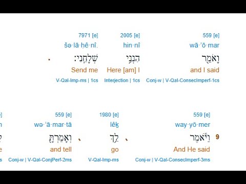Hebrew word for the day - Hineni - YouTube