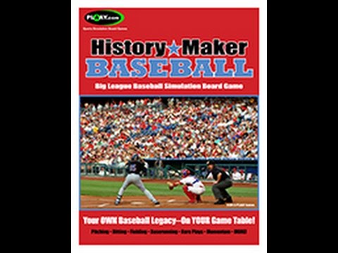 History Maker Baseball Creating Your Own Player Cards - YouTube