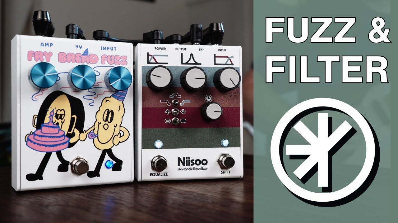 NativeAudio Niisoo Harmonic Equalizer & B-day Germanium Frybread Fuzz - Fuzz and filter. - YouTube