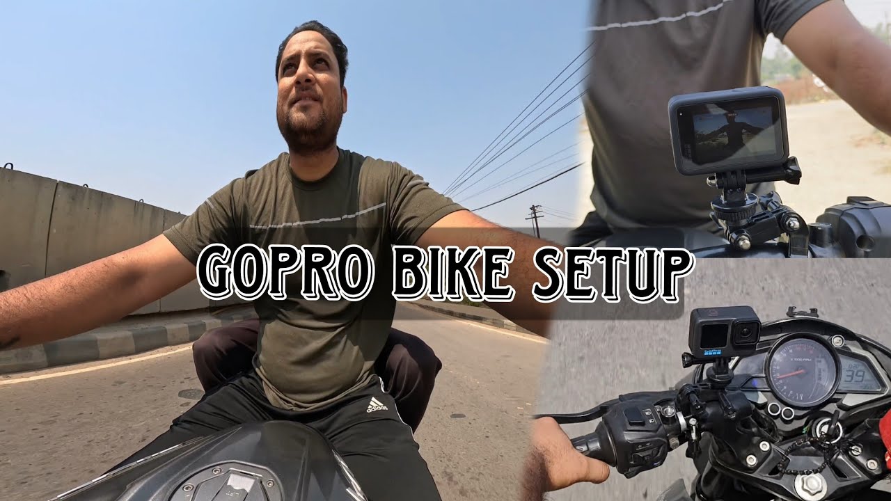 how to hold gopro on bike | GoPro bike par kaise mount Karen | GoPro ...