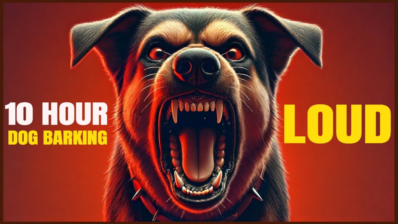 10 Hours of Dog Barking Sounds - Continuous Loud Dog Barking Audio ...