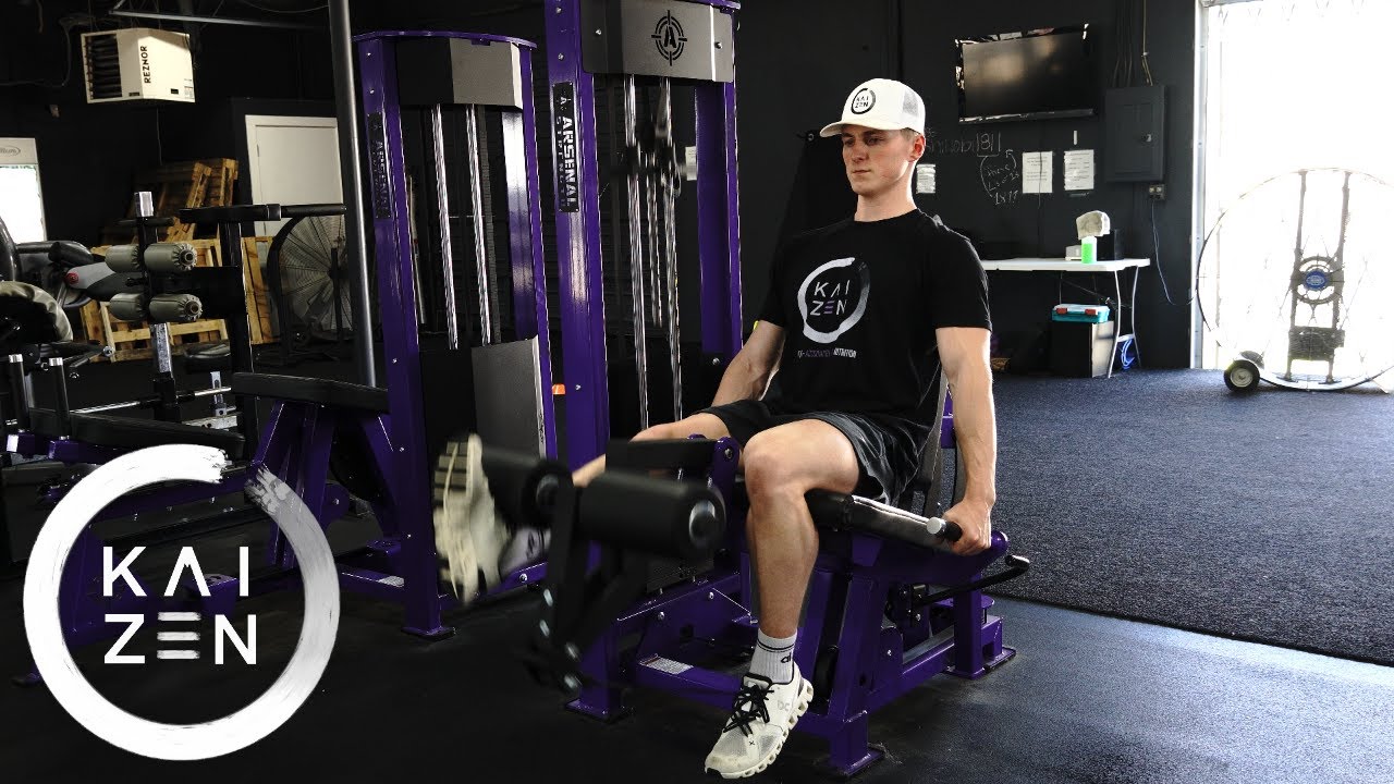 Arsenal Single Leg Leg Extension Machine - YouTube