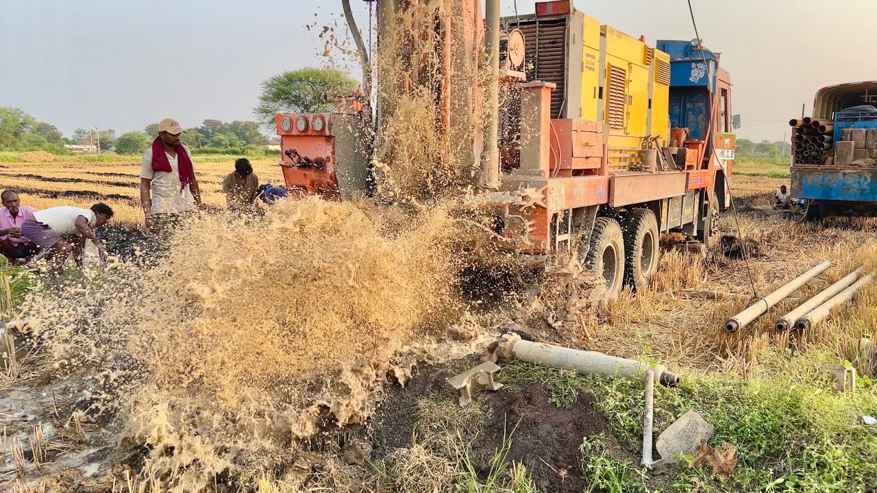 Borewell Drilling - 2 inch water journey 120 Feet Deep Boring ...