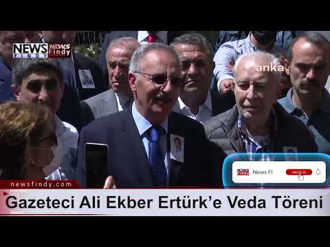 Gazeteci Ali Ekber Ertürk’e Veda Töreni