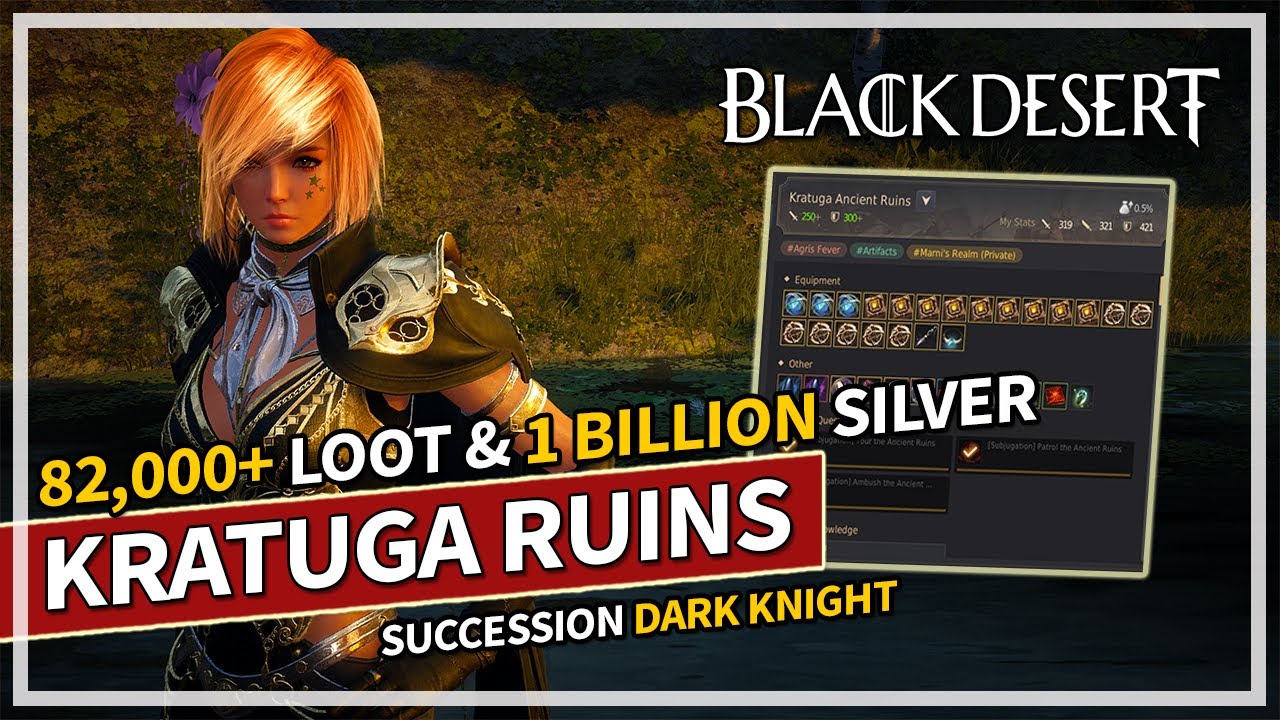 82,000 Loot & 1 Billion Silver Hour - Kratuga Ancient Ruins Grind ...
