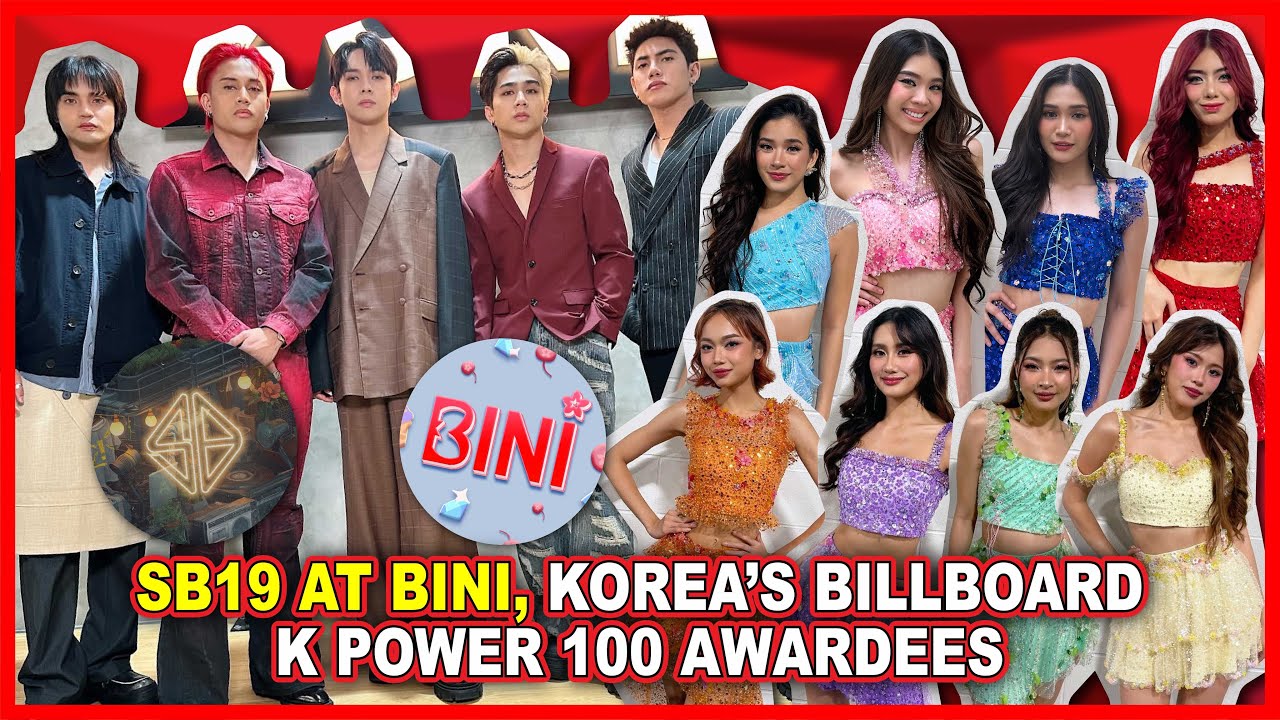 (850) SB19 at BINI, Korea’s Billboard K Power 100 Awardees - YouTube