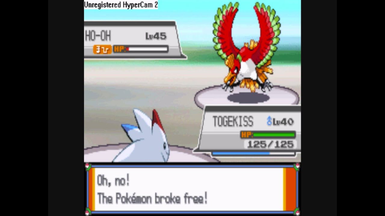 Pokemon Heart Gold 30: Ho-oh The Legendary Bird Pokemon - YouTube