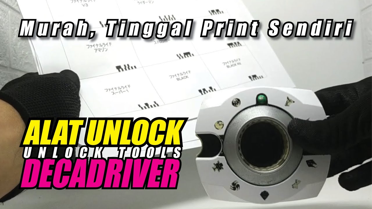 DX Decadriver Unlock | Hack Tools | Alat Unlock | Murah Print Sendiri ...