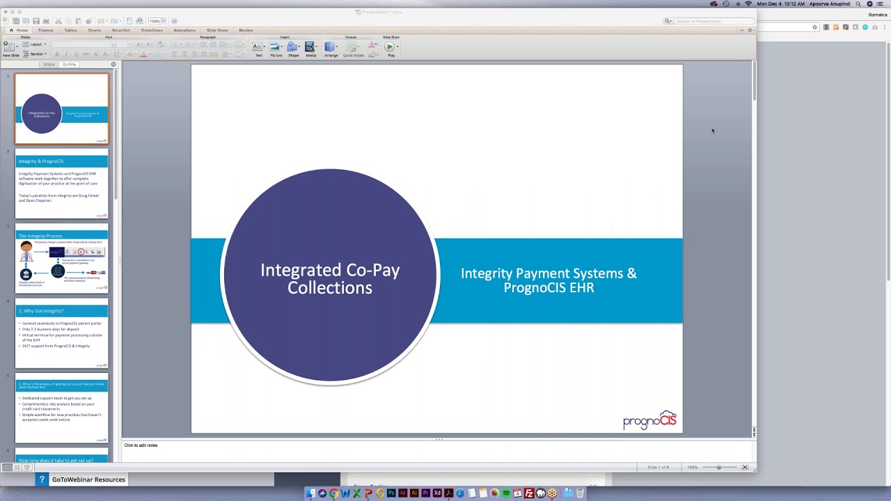 Integrated Co Pay Collections in EHR Software - YouTube