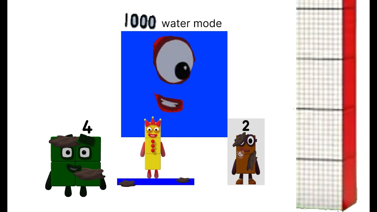 numberblocks 1 to 3000000 house part2 - YouTube