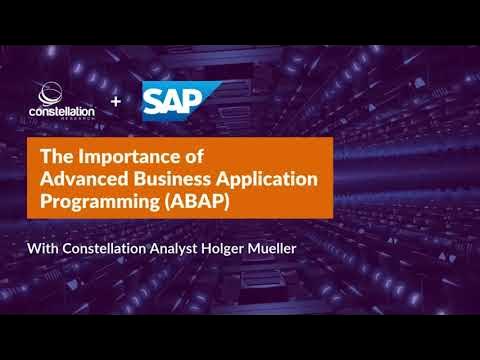 The Importance of Advanced Business Application Programming (ABAP ...