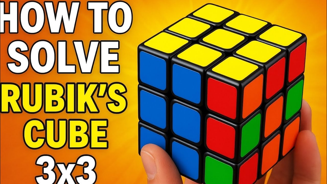 Apprends à Résoudre un Rubik’s Cube 3x3 Facilement en Moins de 10 ...