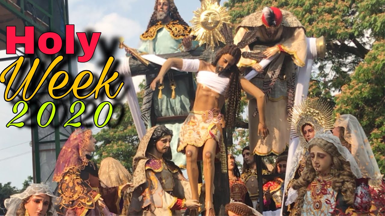 Holy Week 2020 ||Pagninilay, Baliktanaw at Ala-ala ng Mahal na Araw ...
