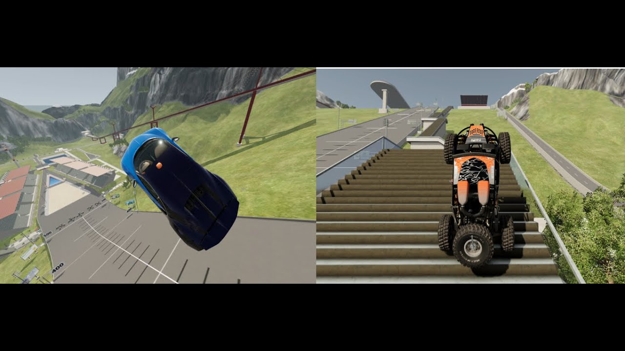 Rallye to big Ramp || BeamNG.Drive - YouTube