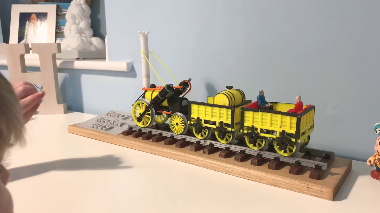 Pip’s World - 3D Printed Rocket Toy Train Review. Amazing! Train Videos ...