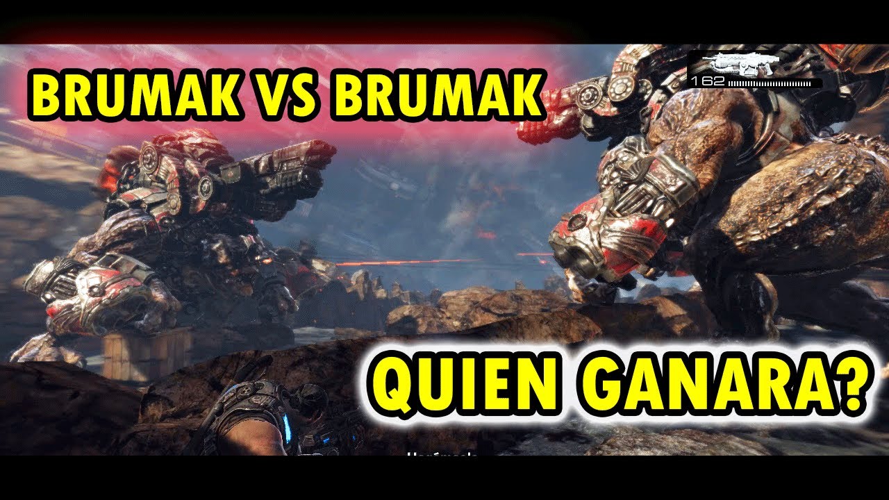 BRUMAK VS BRUMAK GIGANTE | BATALLA EPICA EN GEARS MODO CAMPAÑA - YouTube