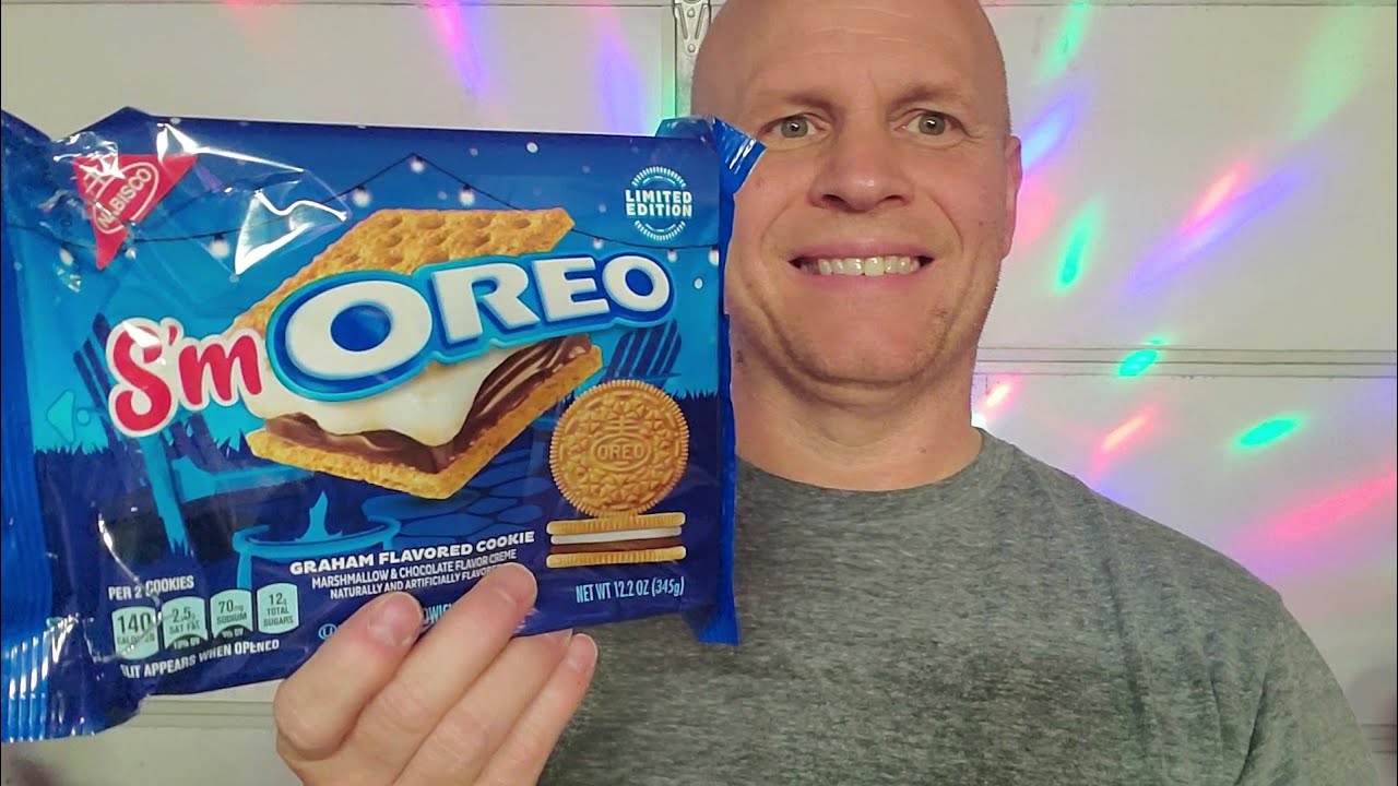 Limited Edition S'mores Oreo Review - YouTube