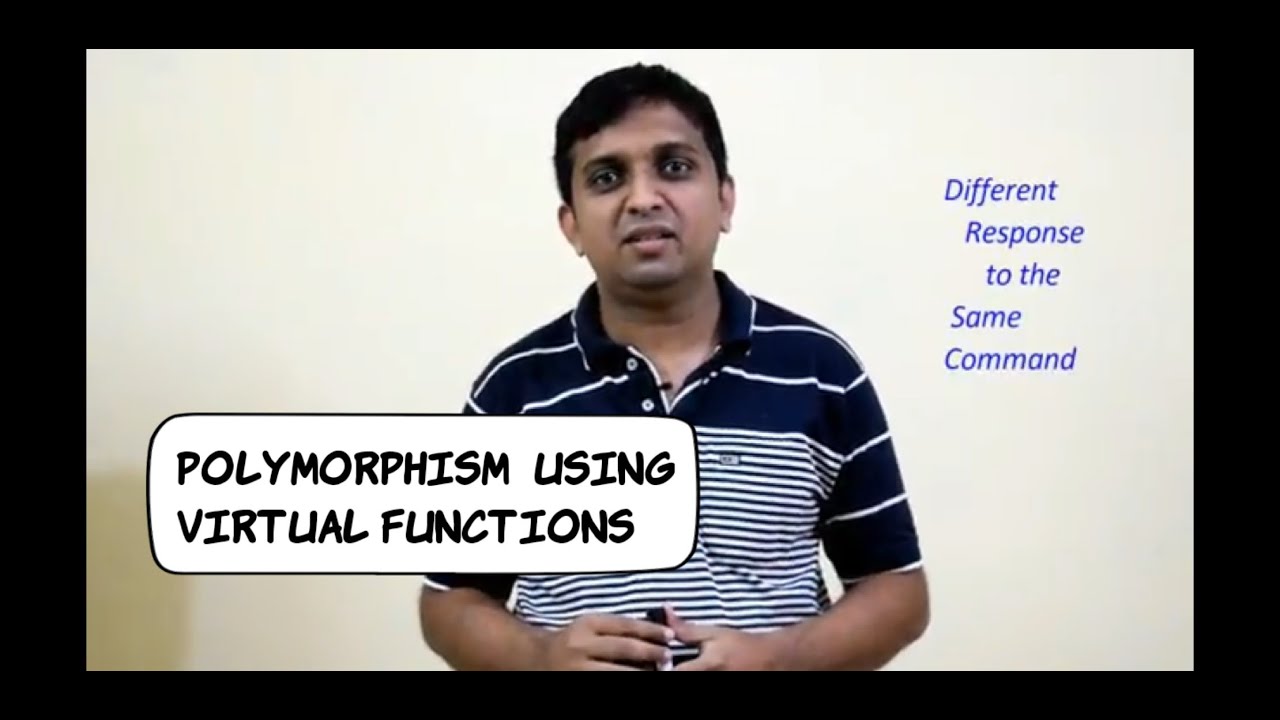 Polymorphism Virtual Virtual Functions C Programming Youtube