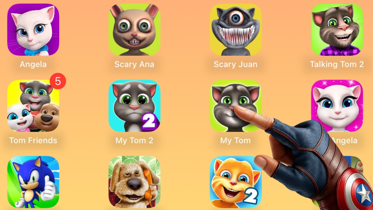 My Tom 2, My Tom, Talking Tom Universe, Android iOS Gemeplay, Viral ...