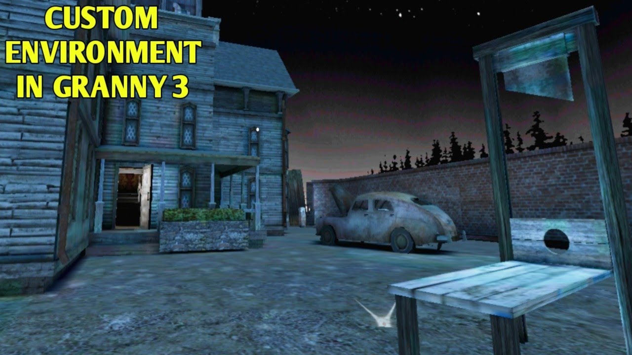CUSTOM ENVIRONMENT IN GRANNY 3 - YouTube