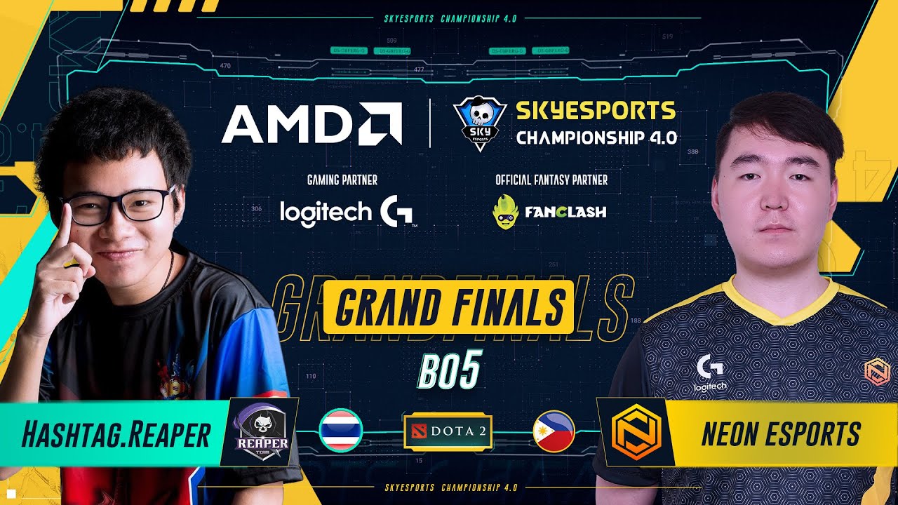 [ENG] [ Dota 2 ] Grand Finals | Neon Esports vs Hashtag.Reaper | AMD ...