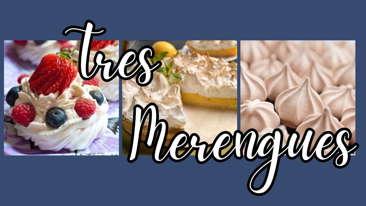 Receta De Tipos De Merengue Merengues I: Cómo Hacer Merengue Francés