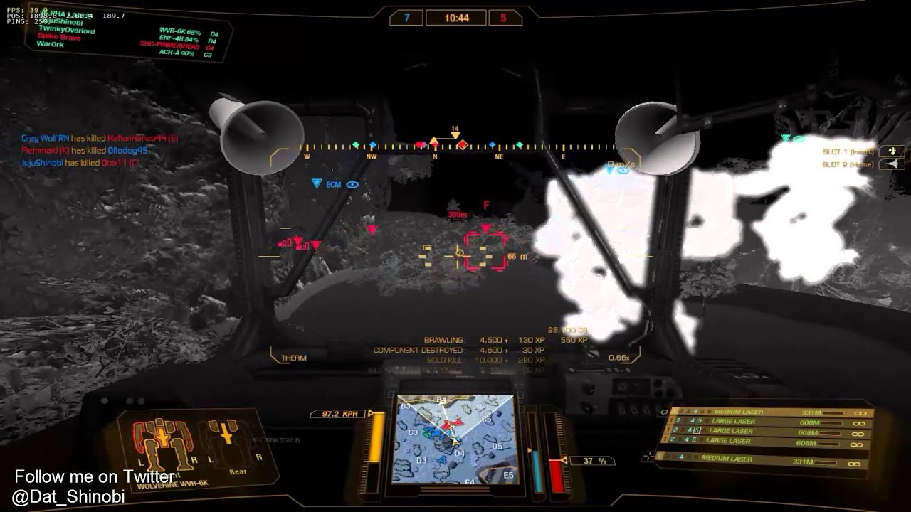 MechWarrior Online - Medium Power |Wolverine WVR-6K| 1080p - YouTube