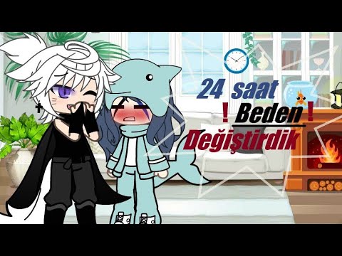 ✨||•24 Saat Beden Değiştirdik•|| Gacha Life Challange || 😨🤷‍♀️ ||