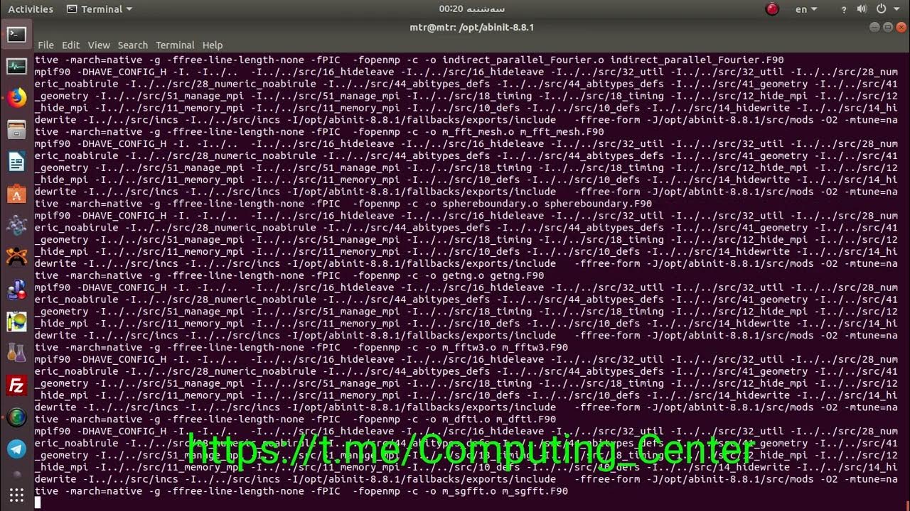 Abinit 8.8.1 installation on ubuntu 18.04: parallel installation !!! - YouTube