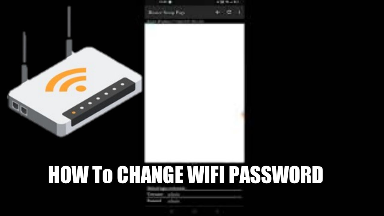How To Change Wifi Password ?.. - YouTube