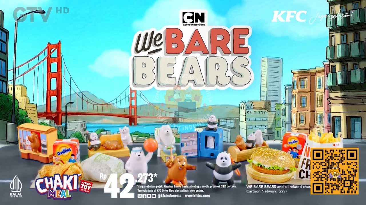 IKLAN KFC INDONESIA • KFC CHAKI MEAL WE BARE BEARS • 15s (2023) - YouTube
