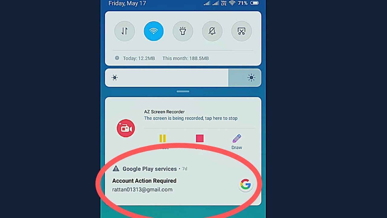 How to remove account action required in MI Redmi - YouTube