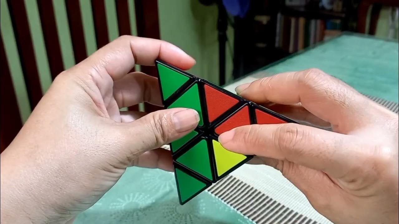 HOW TO SOLVE RUBIKS CUBE PYRAMINX#palalovesdiaries#video #rubikscube # ...