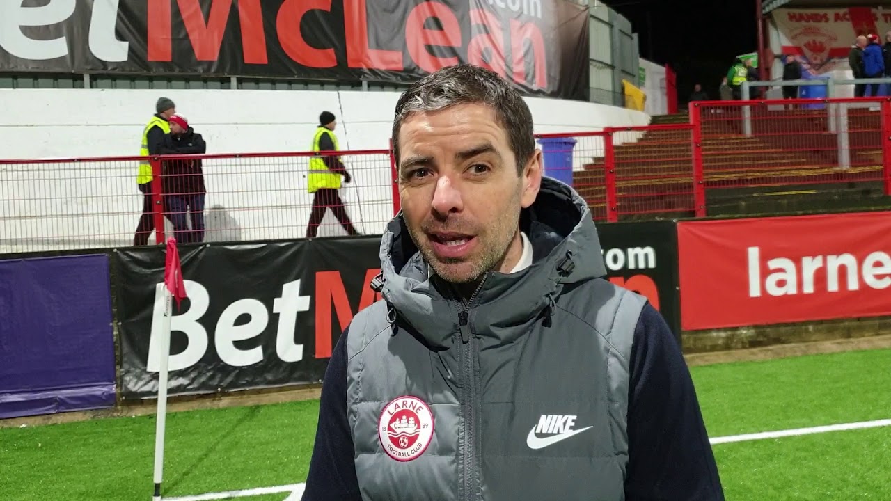 Tiernan Lynch on Larne 1 Cliftonville 2 | Saturday 28th December 2019 - YouTube