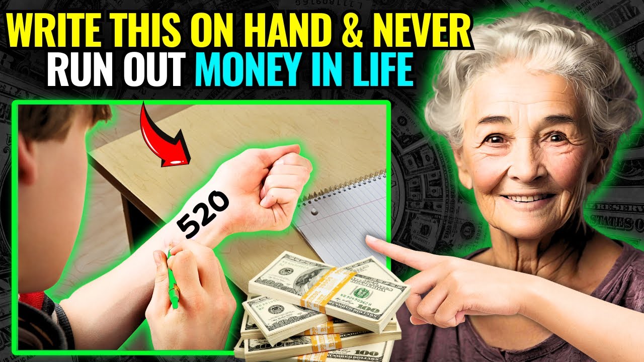 Write These 3 NUMBERS on your hand AND YOU WILL never be short OF MONEY ...