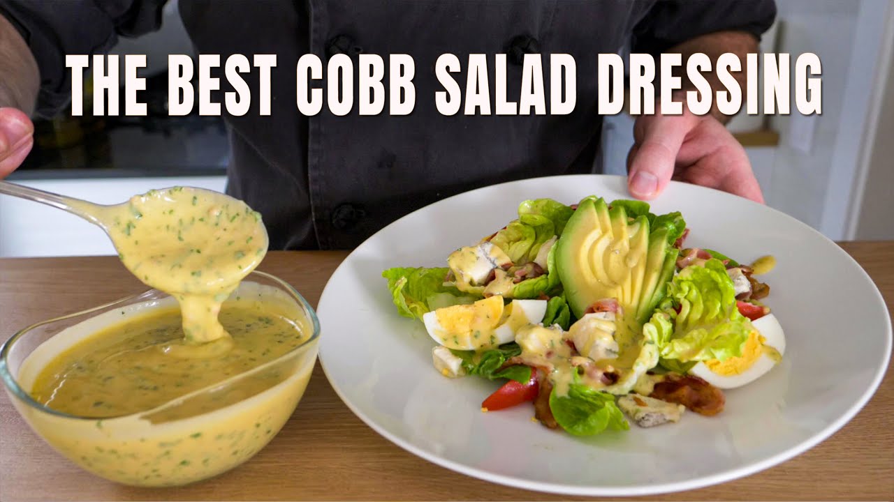 The BEST Cobb Salad Recipe | Easy COBB SALAD Dressing Recipe | Chef ...