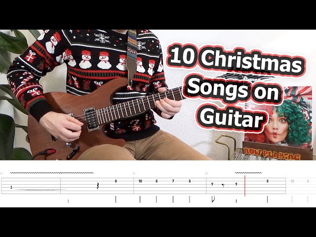 Guitar Tablature Christmas Songs 12 Easy Christmas Songs For Bass