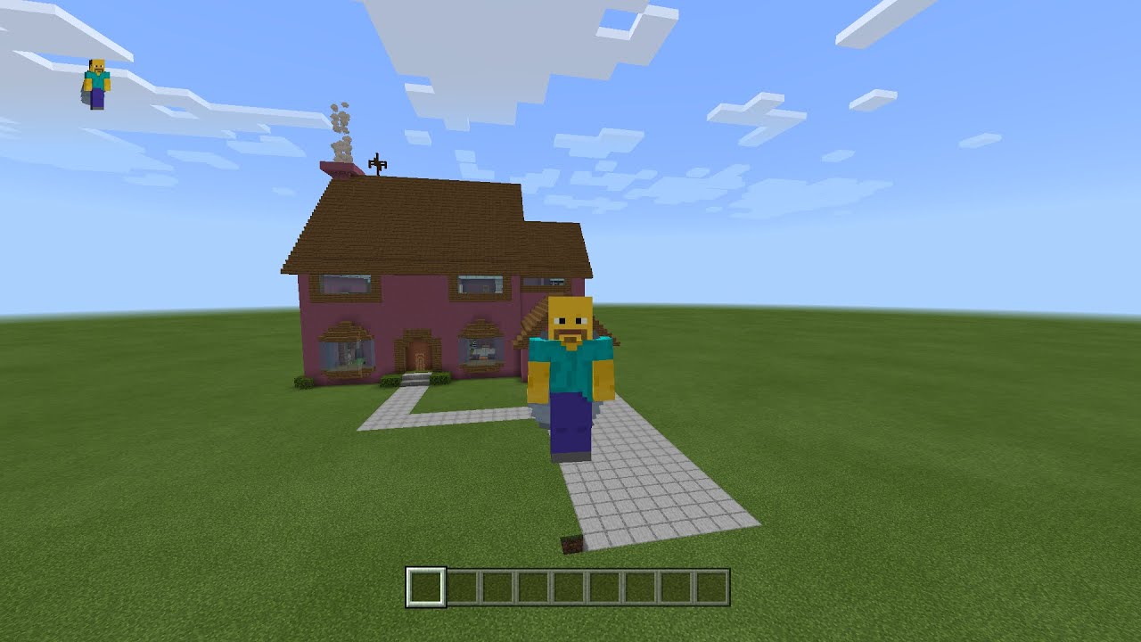Minecraft Simpsons House Tour - YouTube