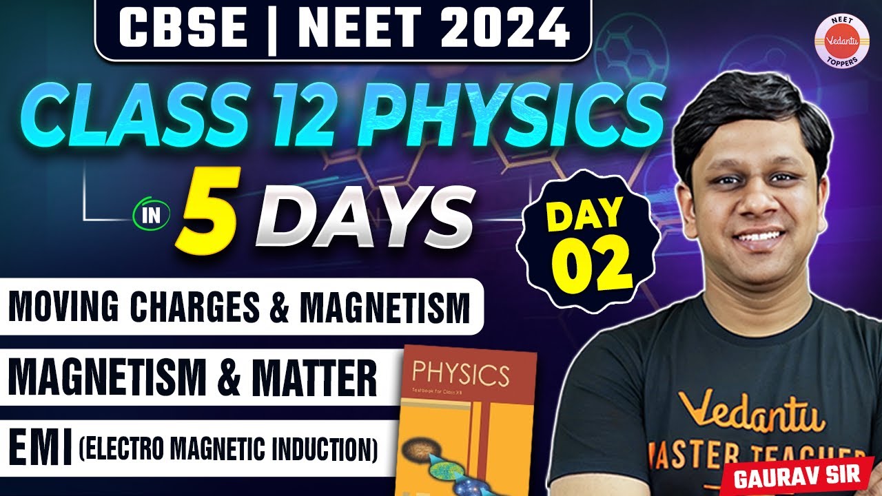 Moving Charges & Magnetism, Magnetism & Matter, EMI | Complete 12th ...