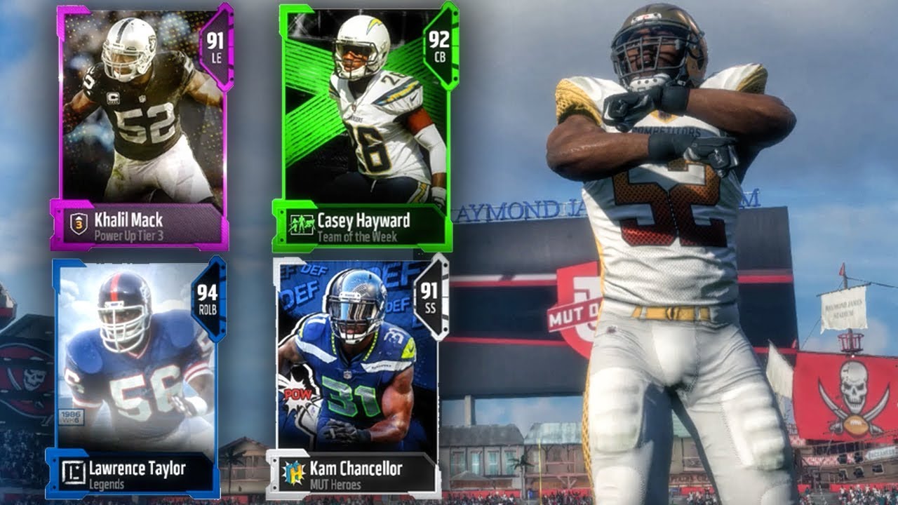 INSANE MUT DRAFT DEFENSE FORCING FUMBLES & USER PICKS! Madden 18 ...