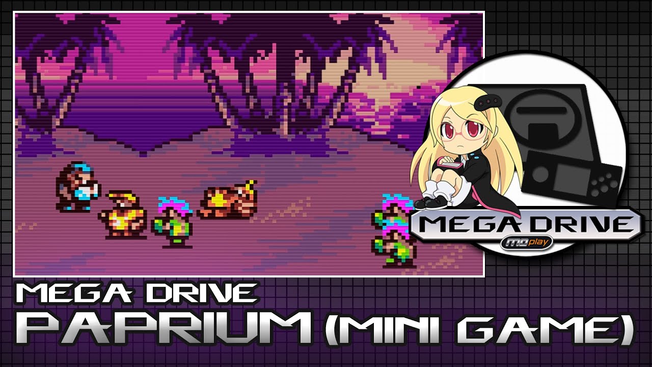 PAAAAAA! - MINI GAME de PAPRIUM para MEGA DRIVE - YouTube