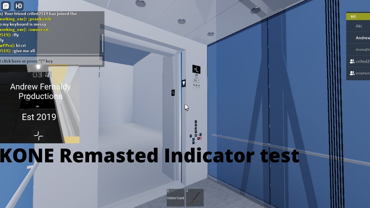 KONE elevator at KONE Remasted Indicator test l Roblox - YouTube