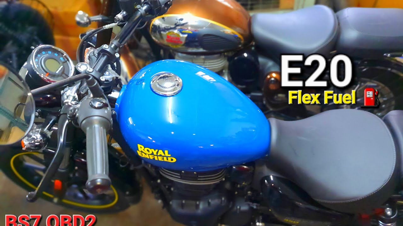 2023 BS7 E20 Ethanol Flex Fuel Royal Enfield Meteor 350cc Full ...