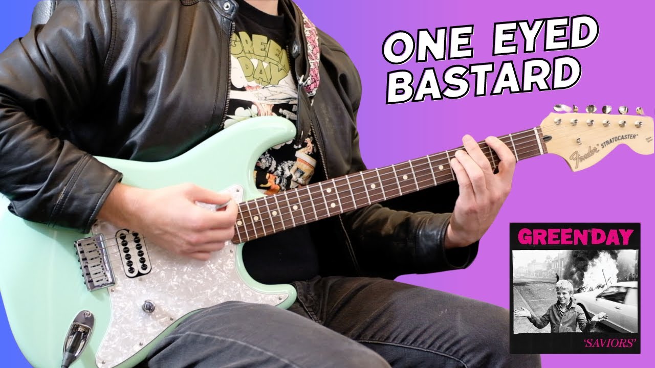 "One Eyed Bastard" Green Day Guitar Lesson (w/TAB!) - YouTube