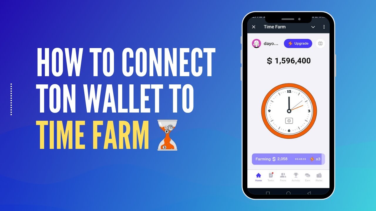 How to Connect TON Wallet to Time Farm - YouTube