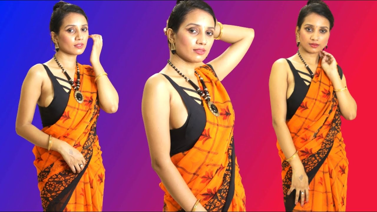 Saree Draping | Ultra Low Waist Saree Draping | Low Waist Saree Draping ...