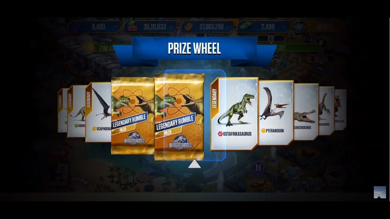 Jurassic World : The Game! Cenozoic Tour: VIP And Diamond Spin| R #222 ...